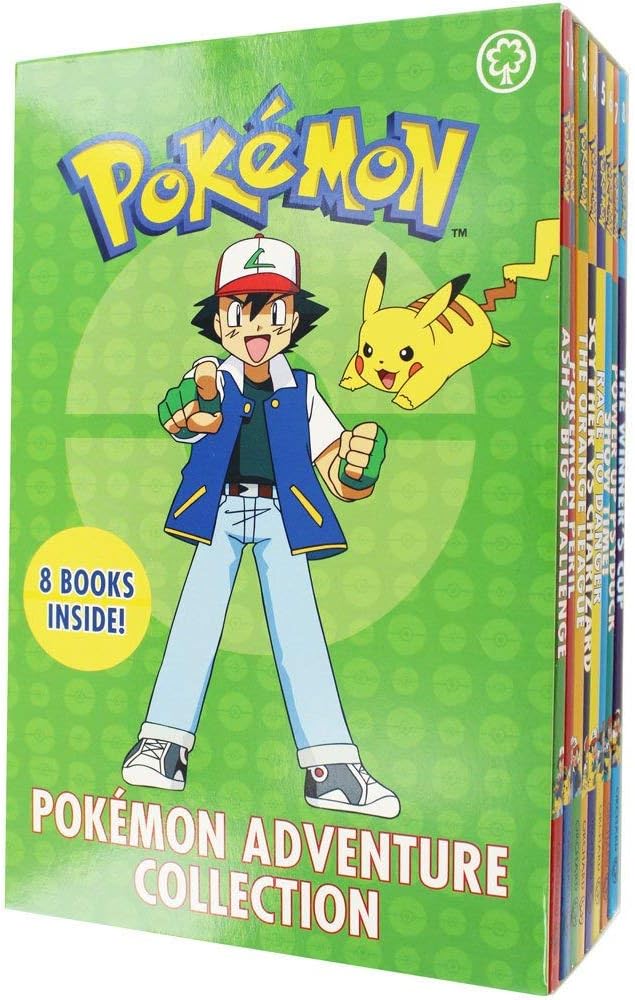 Amazon.com: The Official Pokemon Adventure Collection 8 Books Box Set ...