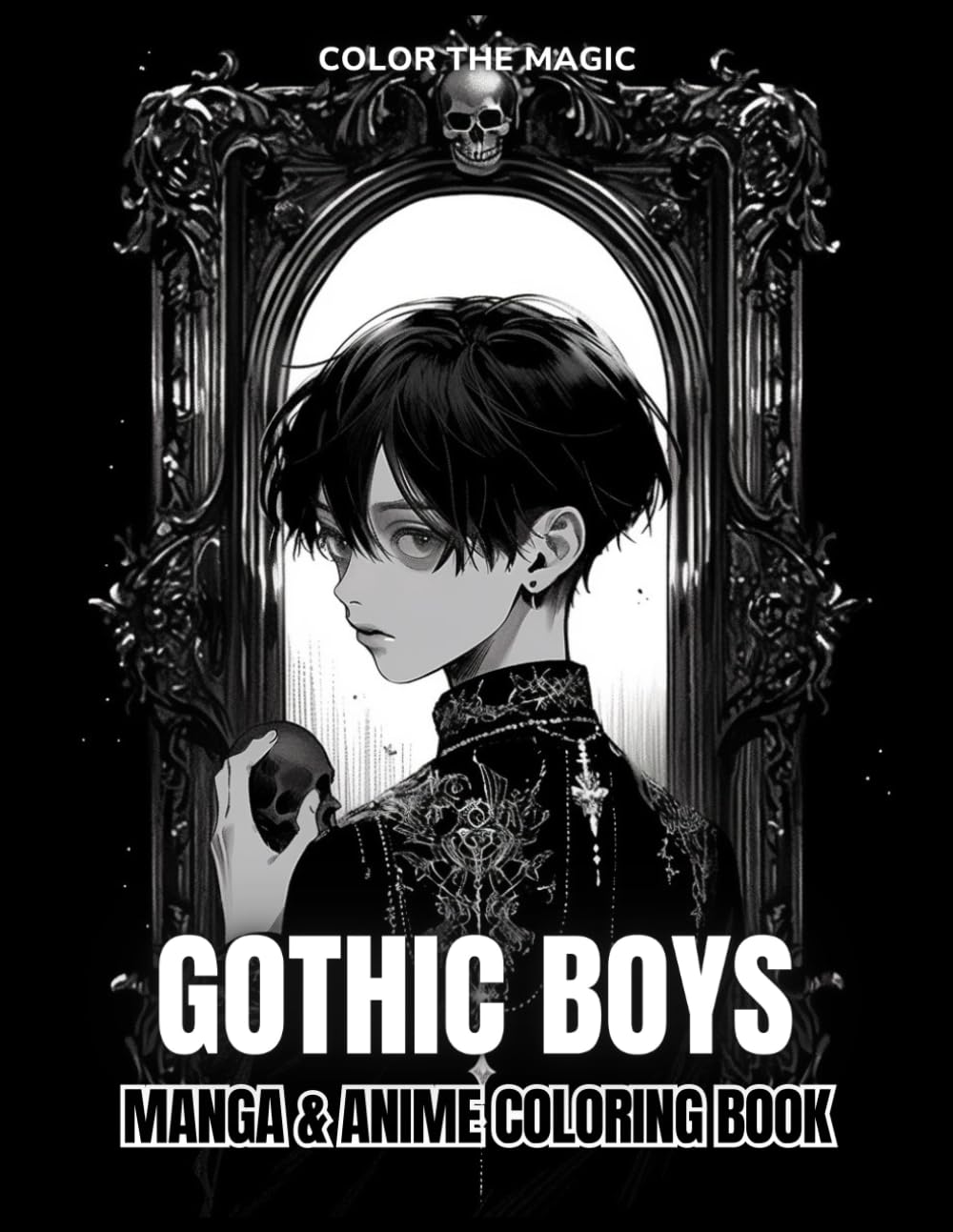Amazon.com: Gothic Boys: Manga & Anime Coloring Book: Explore Dark ...