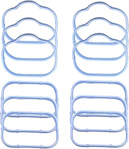 Amazon.com: Intake Manifold Gaskets Upper & Lower Gasket Set Compatible ...