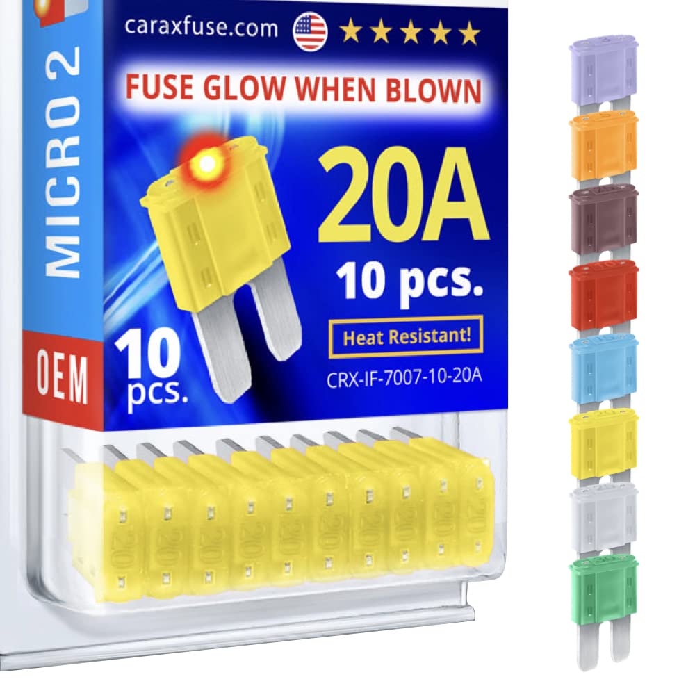 Carax Glow Fuse Premium Fuse Micro 2 Blade Apt Atr | Desertcart INDIA