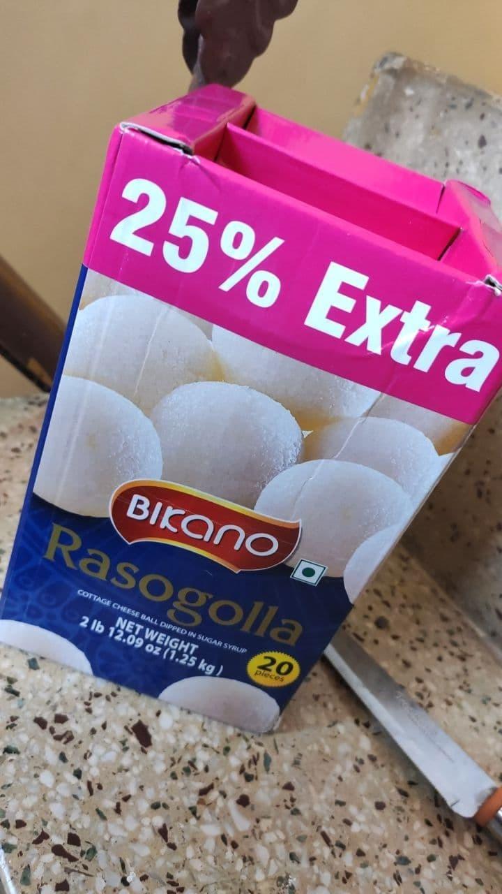 Bikano Rasogolla, 1kg (with 25% Extra) : Amazon.in: Grocery & Gourmet Foods