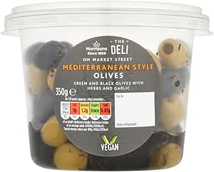 Morrisons Mediterranean Olive Pot 350g : Amazon.co.uk: Grocery