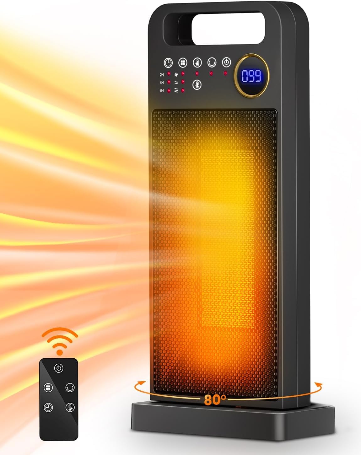 Amazon.com: Space Heaters for Indoor Use, Merloly Portable Heater 1500W ...