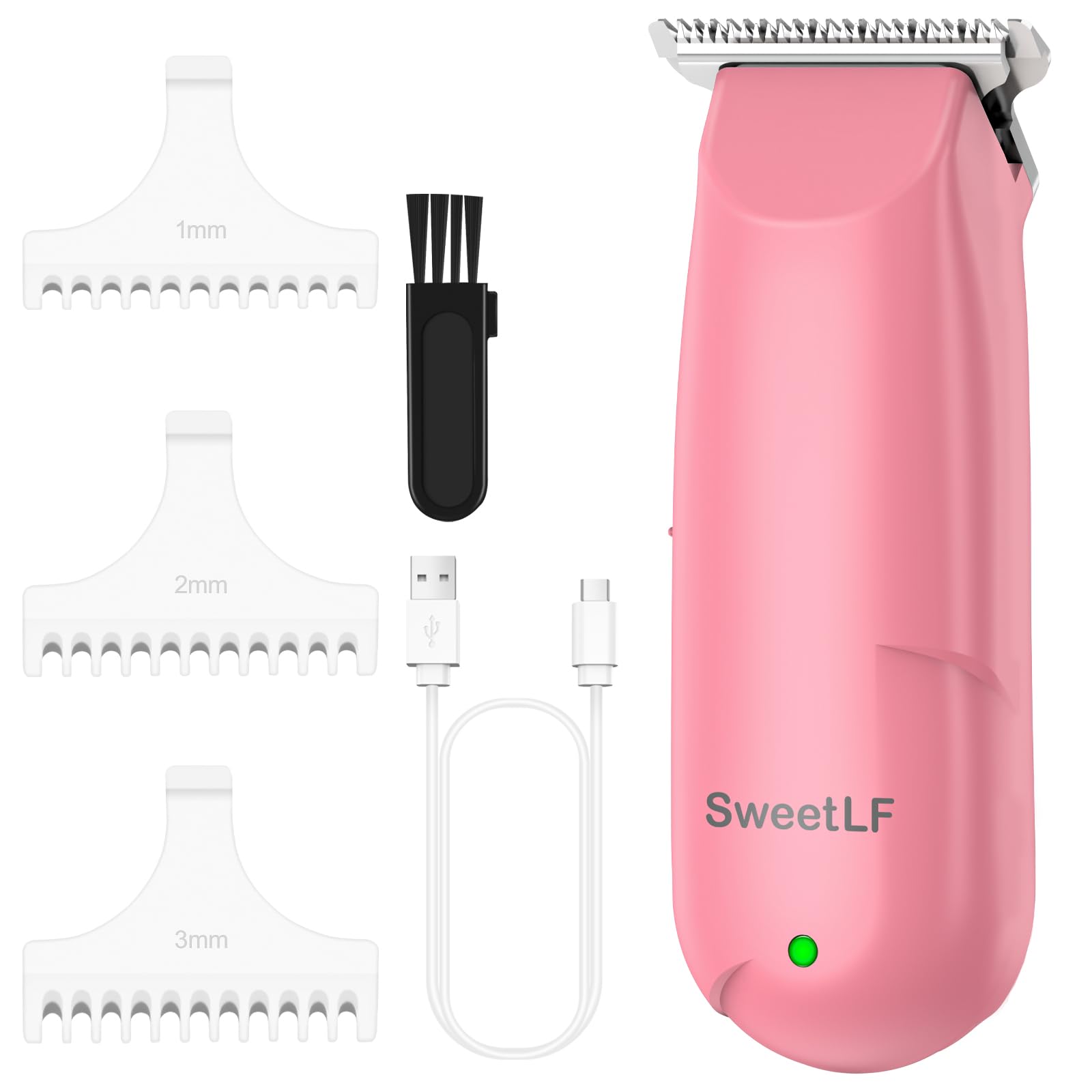 Amazon.com: SweetLF Hair Trimmer, Mini Hair Clippers with 3 Guide Combs ...
