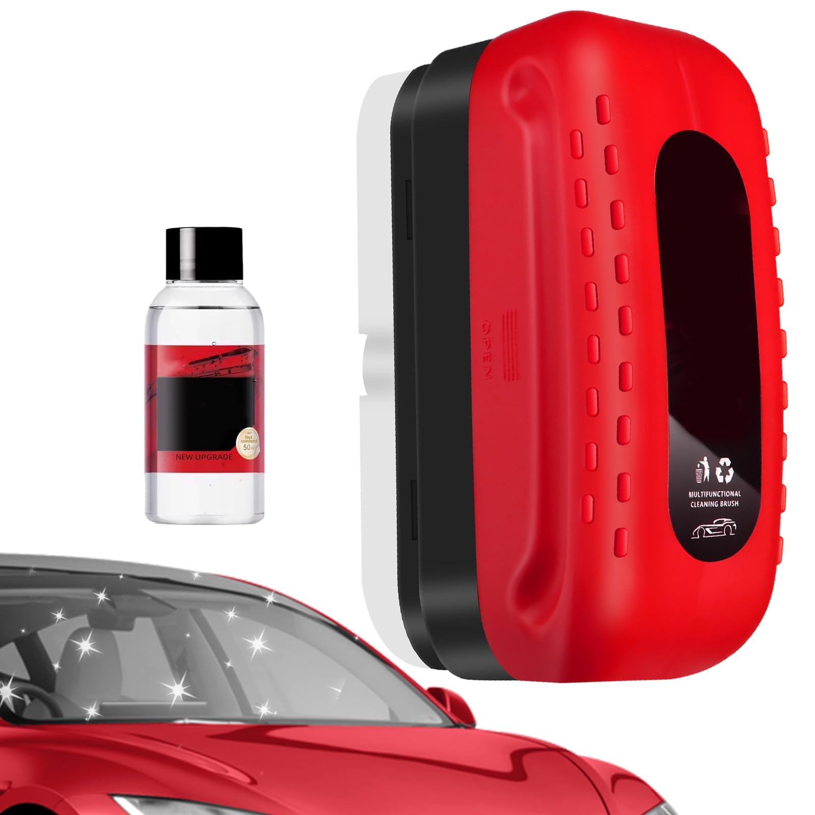 Amazon.com: Automotive Oil Film Cleaning Brush for Windshield – Glass ...