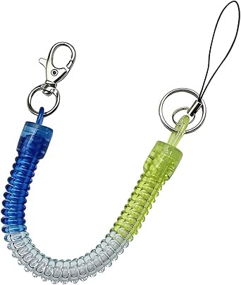 Bungee Keyring Spiral Keychain, Stretchy Spiral Keyring 6.81-39.37 ...