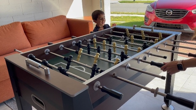 Watch Fun for hours with this foosball table on Amazon Live