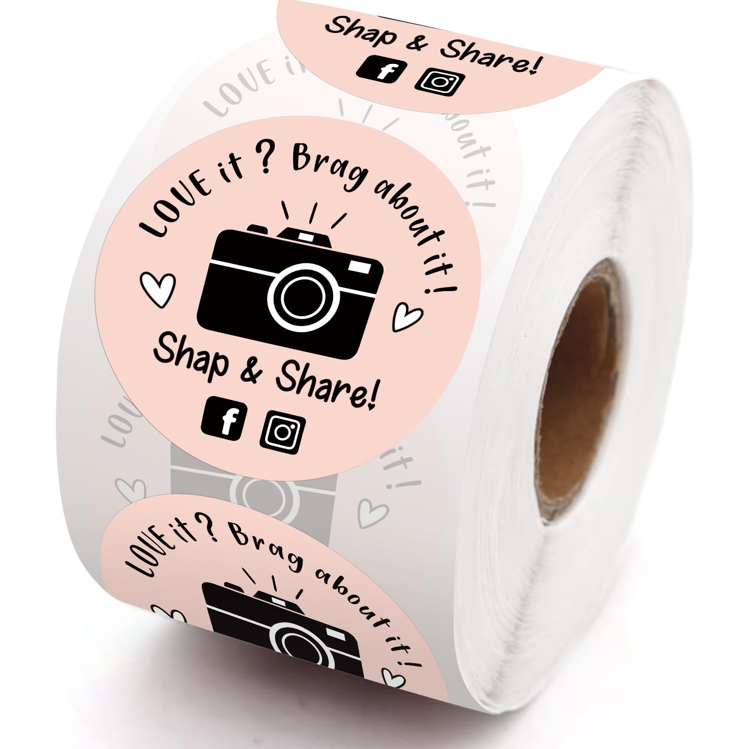 Love It ? Brag About It ! Shap&Share! Camera Design Thank You Stickers ...