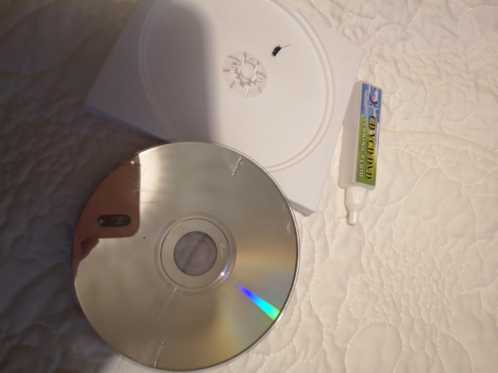 CD/DVD Player Laser Lens Cleaner – Cleaning Disc with Ultra-Thin Brush ...