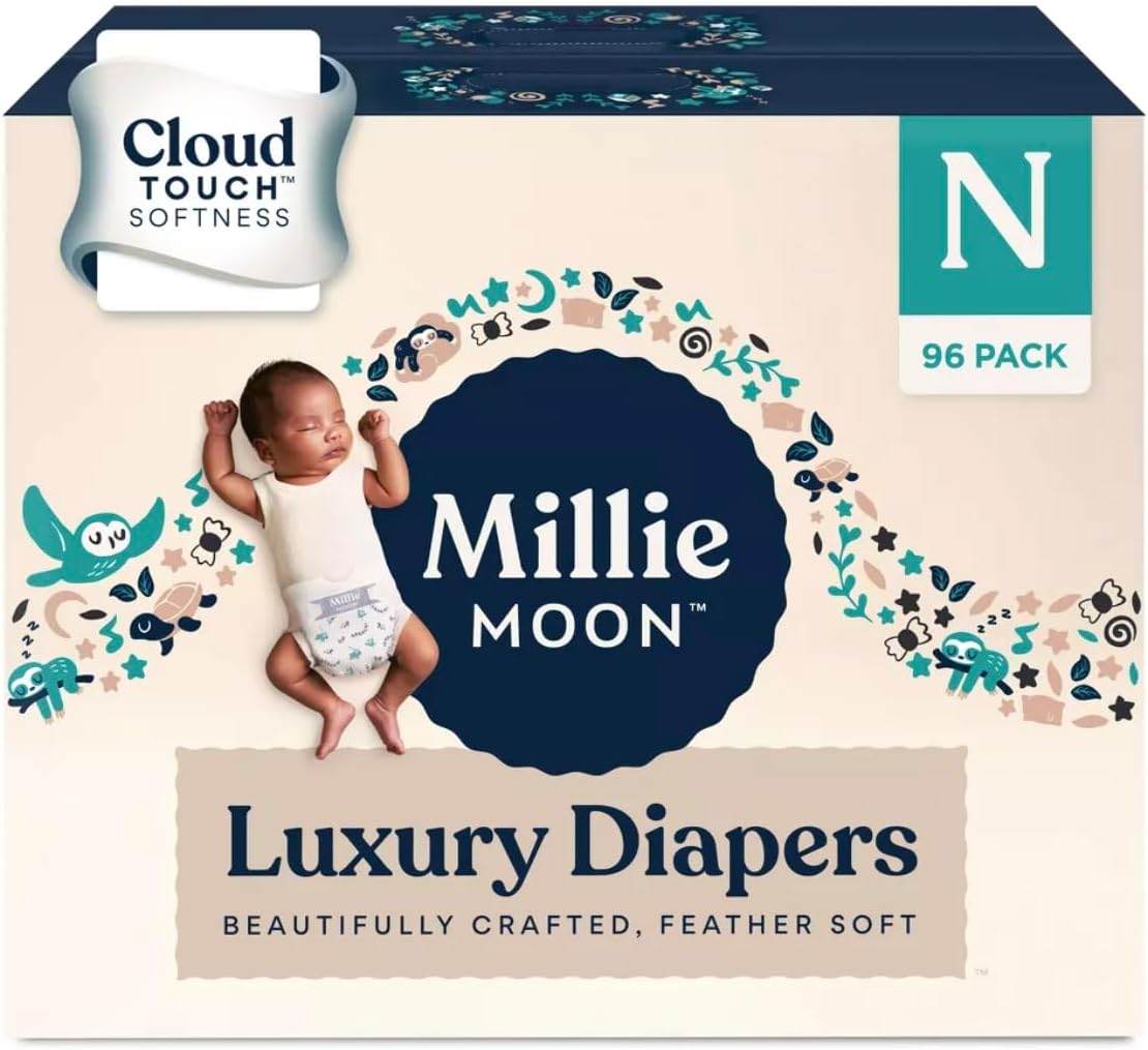 Amazon.com: Generic Millie Moon Luxury Diapers - (Select Size and Count ...