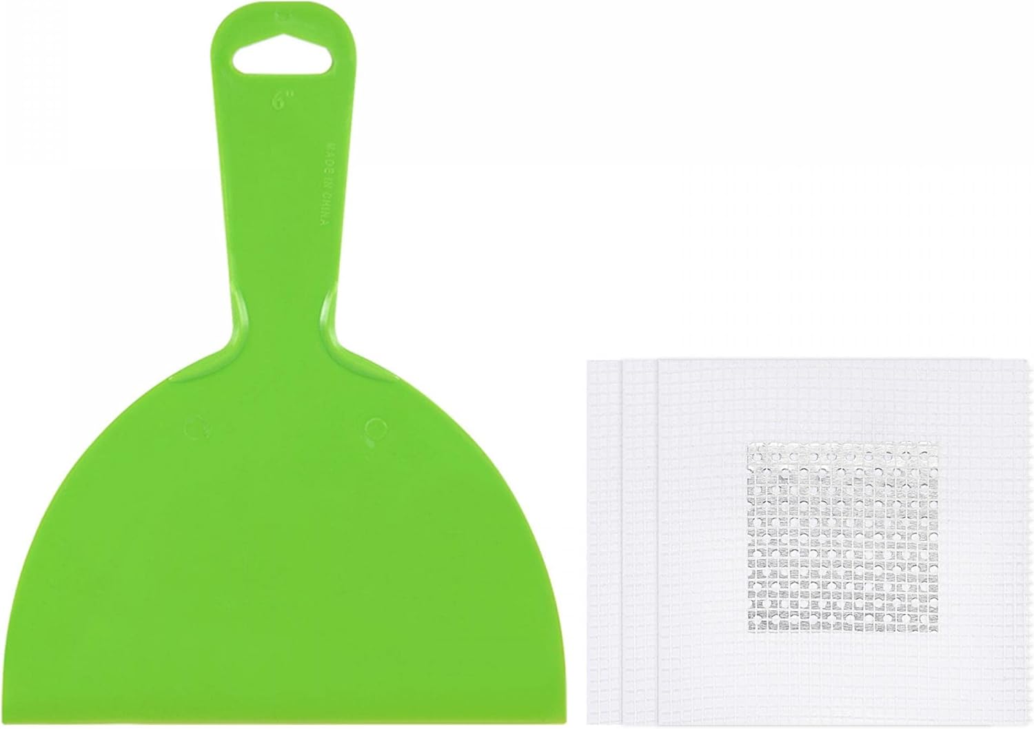 Amazon.com: uxcell 6-inch Putty Knife and 3Pcs Aluminum Wall Repair ...