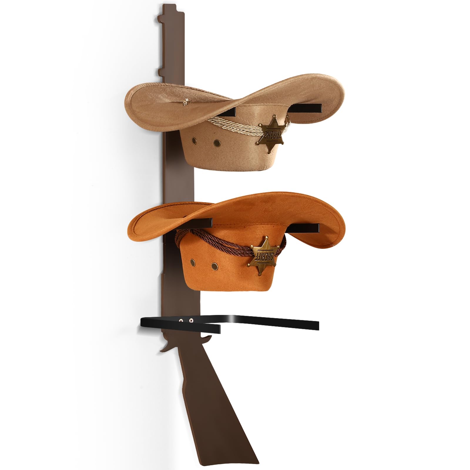 Amazon.com: Cowboy Hat Rack for Wall, 33.4" Rifle Shaped Cowboy Hat ...