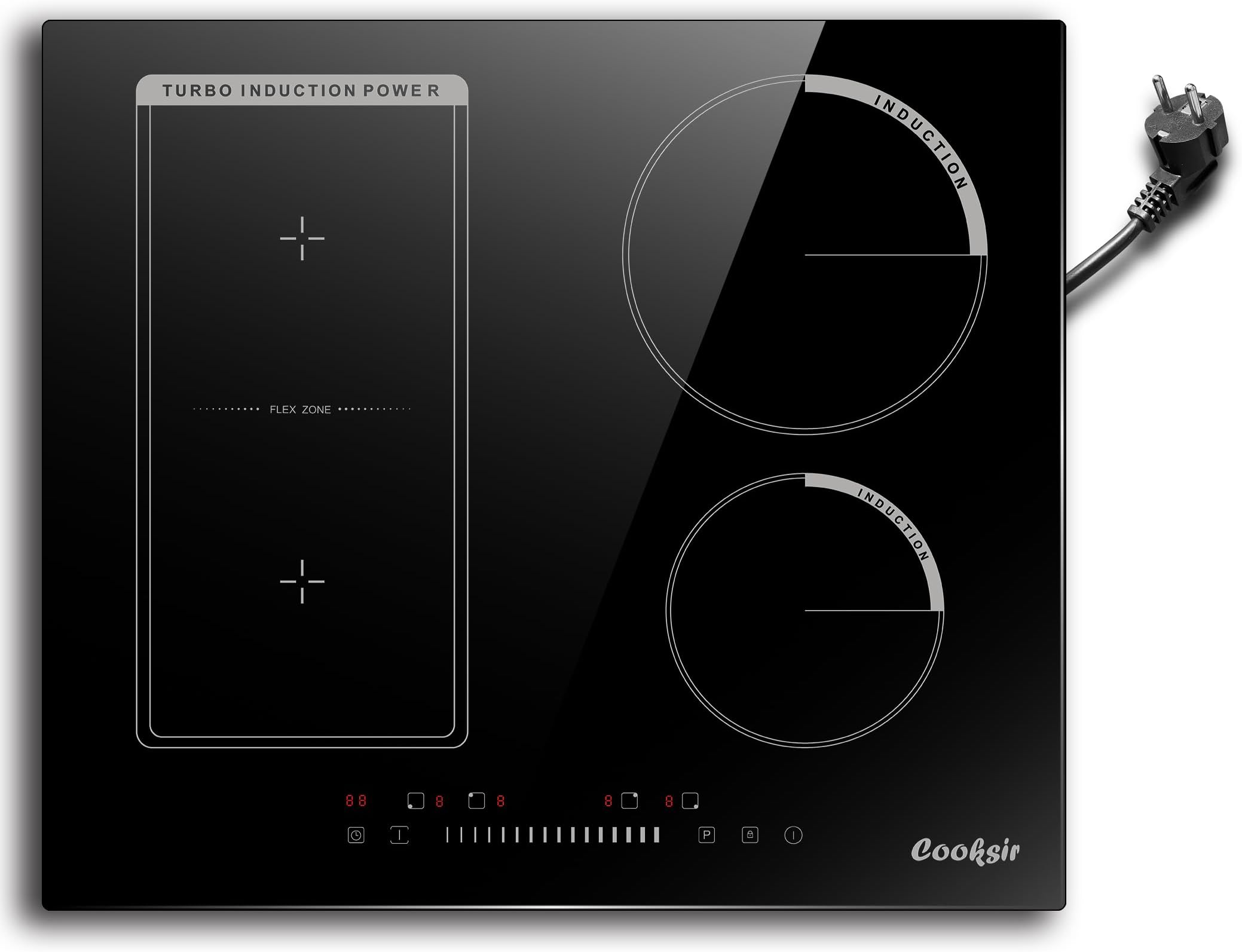 Siemens ED851FQ15E iQ500 Induktionskochfeld mit Dunstabzug (autark), 80 ...