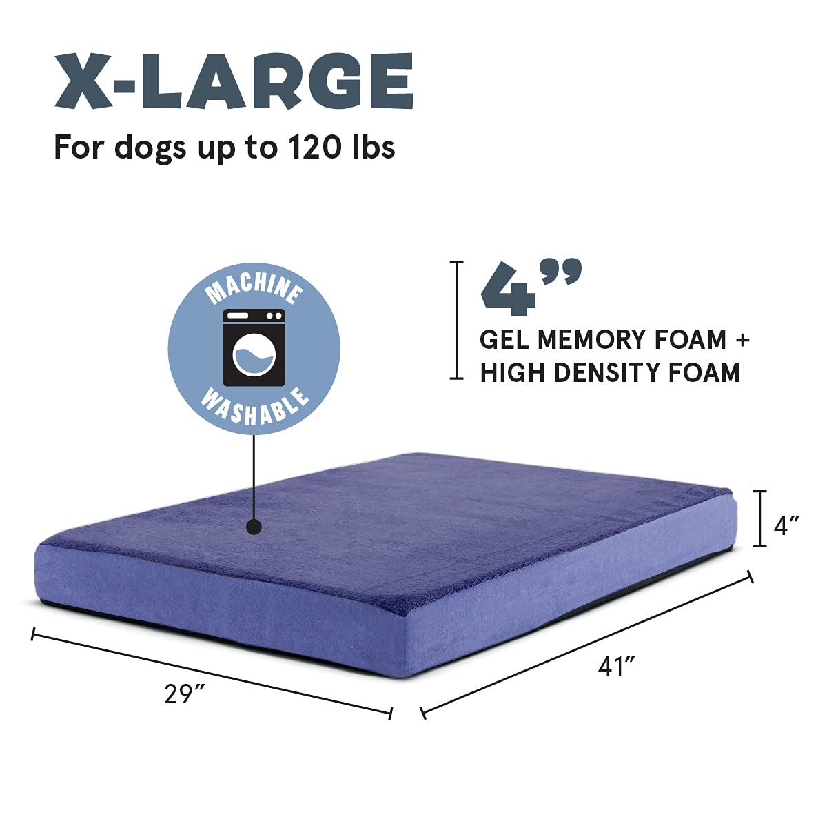 STELLA STORE Yahoo!店Barkbox Orthopedic Memory Foam for Platform ...