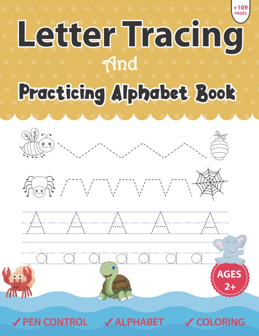 Letter Tracing And Practicing Alphabet Book Ages 2 My Best | Desertcart ...