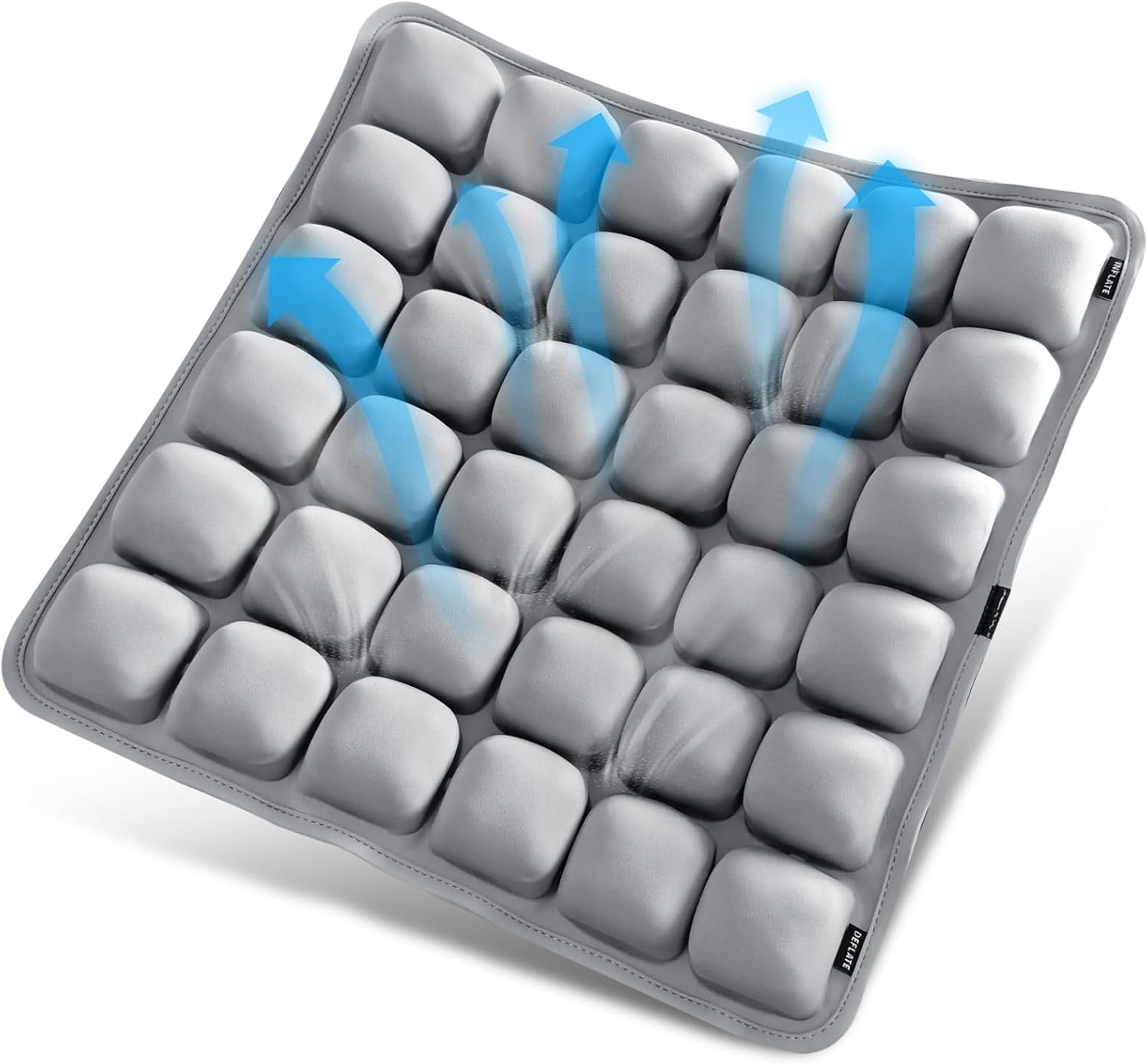 Amazon.com: UsLikeDiy Grey Travel Seat Cushion – Portable Inflatable 3D ...