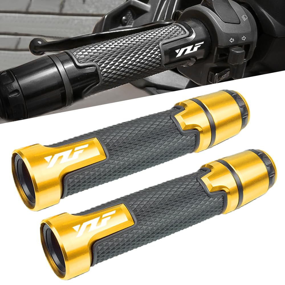 Amazon.com: 2pcs 22mm 7/8" Motocycle Handlebar Grip Ends Set Fit with Y ...
