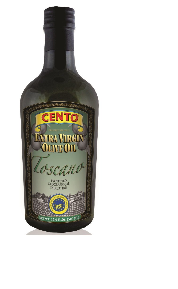 Amazon.com : Cento - Extra Virgin Olive Oil TOSCANO, (2)- 16.9 oz ...