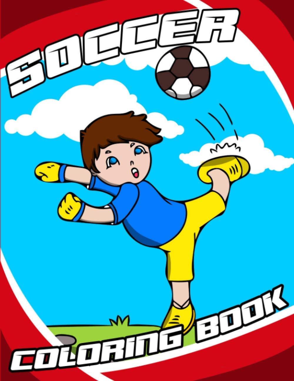 Soccer Coloring Book Book With Colouring Pages And Intresting Facts ...
