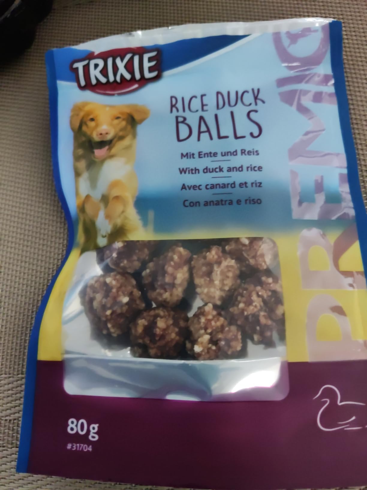 Trixie Premio Rice Duck Balls Friandise pour Chien 80 g : Amazon.fr ...