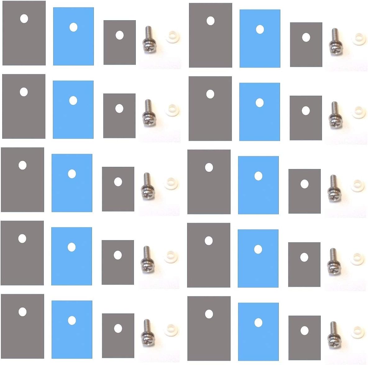 Amazon.com: Easycargo 10 Packs TO-220 Heatsink Insulator/Mounting kit ...