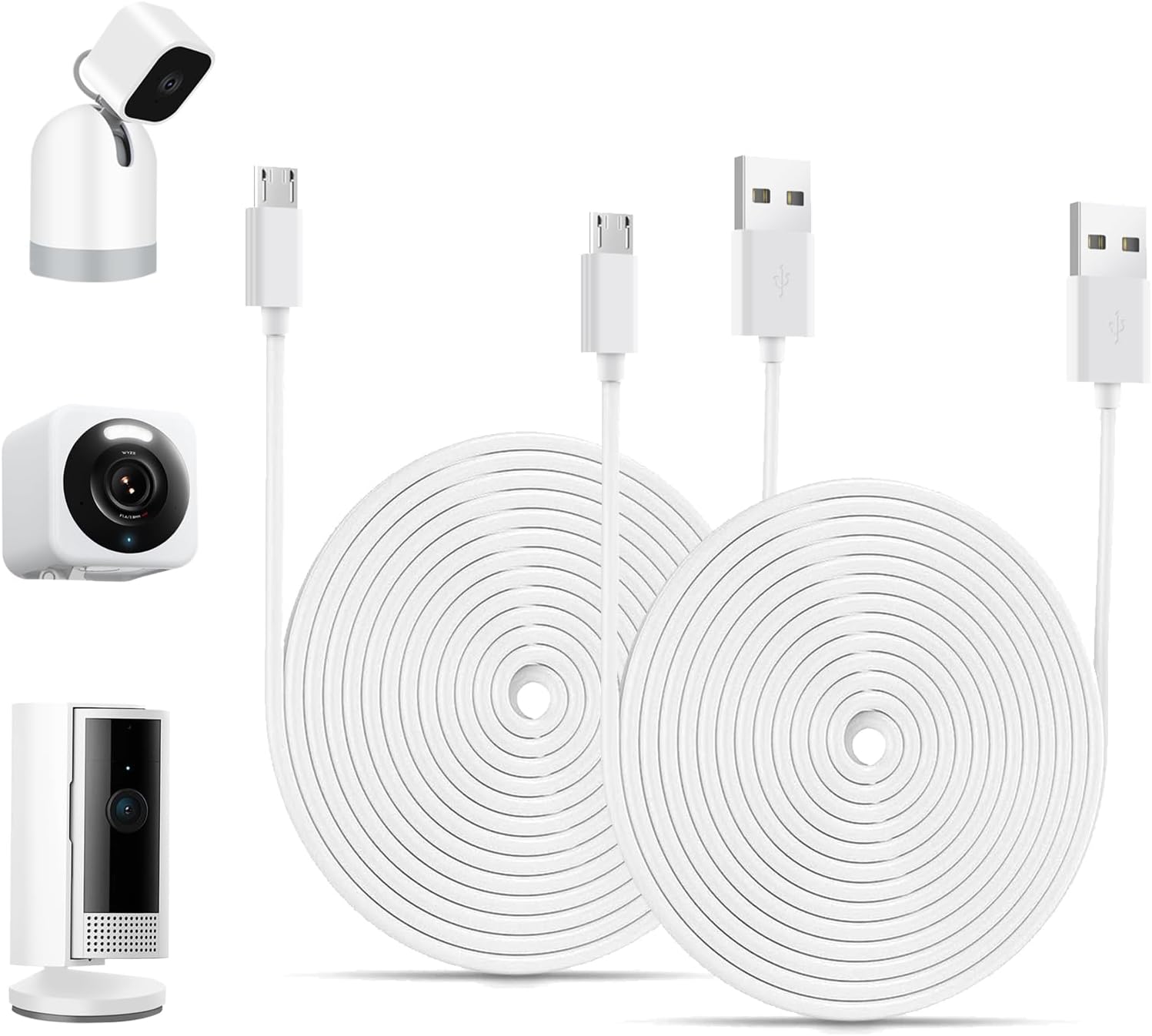 Amazon.com: Koroao 30ft/9m USB Charging Cbale for Blink Mini, Power ...