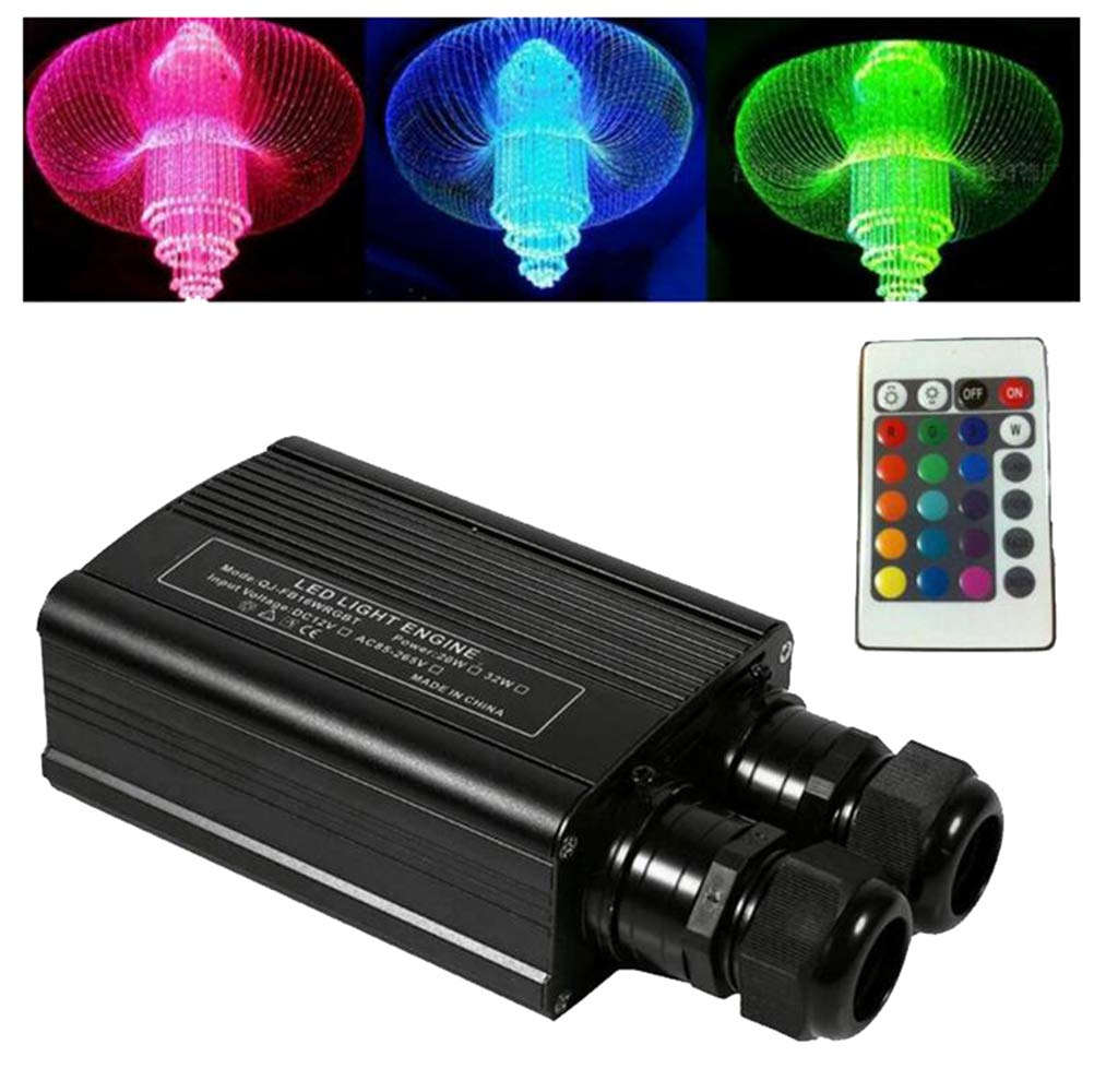 Buy GUBA 32W LED Fiber Optic Light, Engine Driver Generator Double Head ...