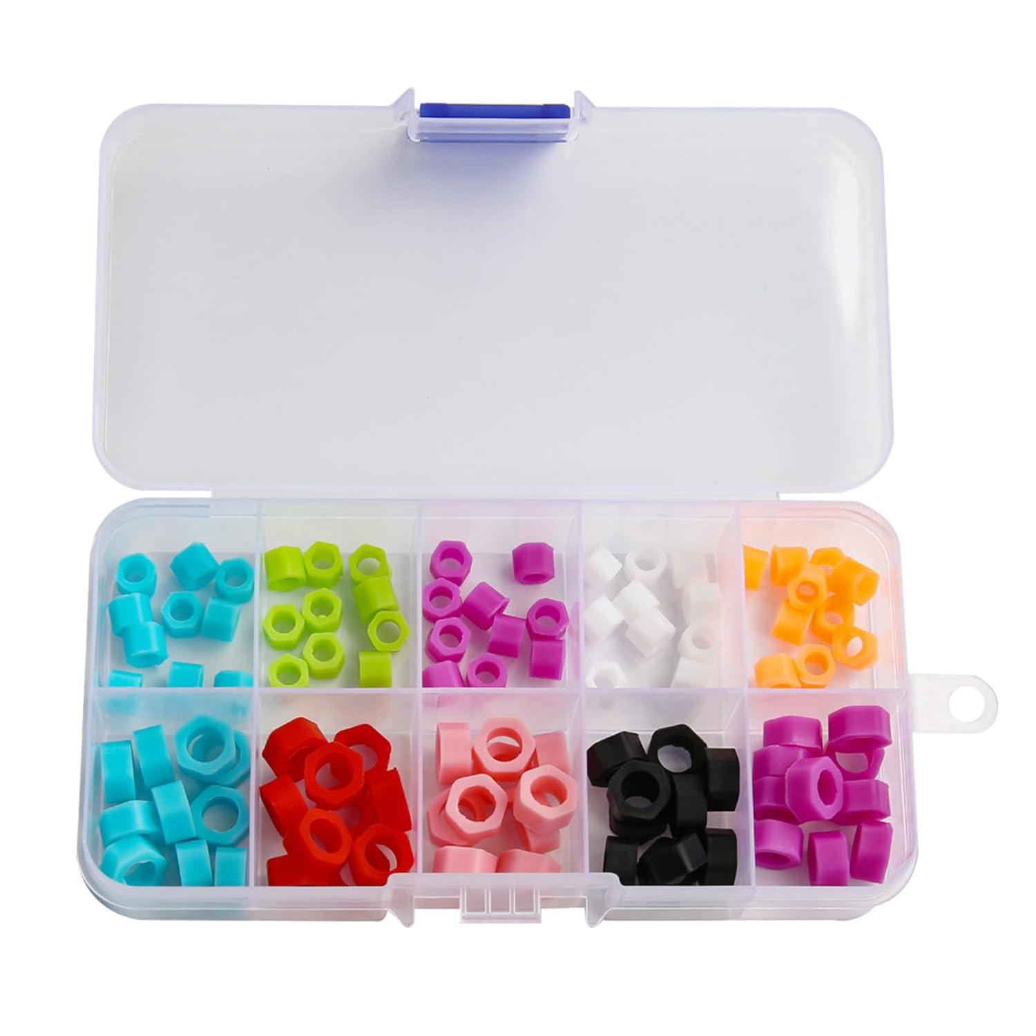Amazon.com: Dental Code Rings Orthodontic Silicone Ring 100Pcs Mix ...