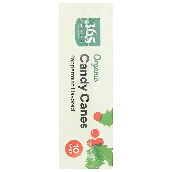 Organic Candy Canes 10 Count, 5 Ounce | Shipped to You | Whole Foods Market