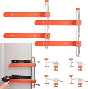 Drawer Slide Installation Jig Kit with Toggle Clamp, Drawer Slide Jig ...