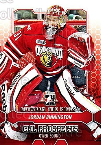 Amazon.com: (CI) Jordan Binnington Hockey Card 2012-13 Between The ...