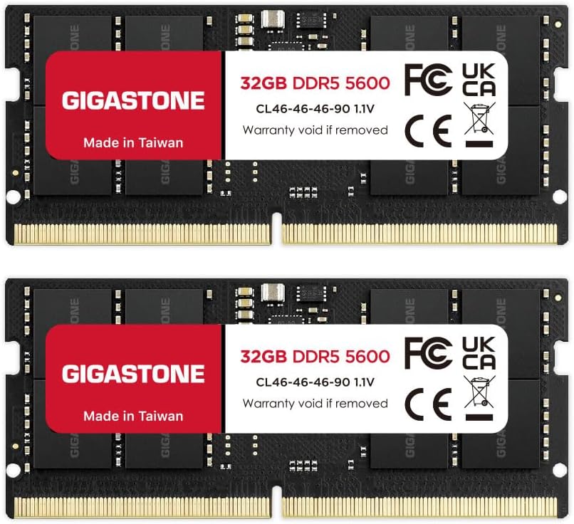 Kingston ValueRAM 48GB 5600MT/s DDR5 Non-ECC CL46 SODIMM 2Rx8 ...