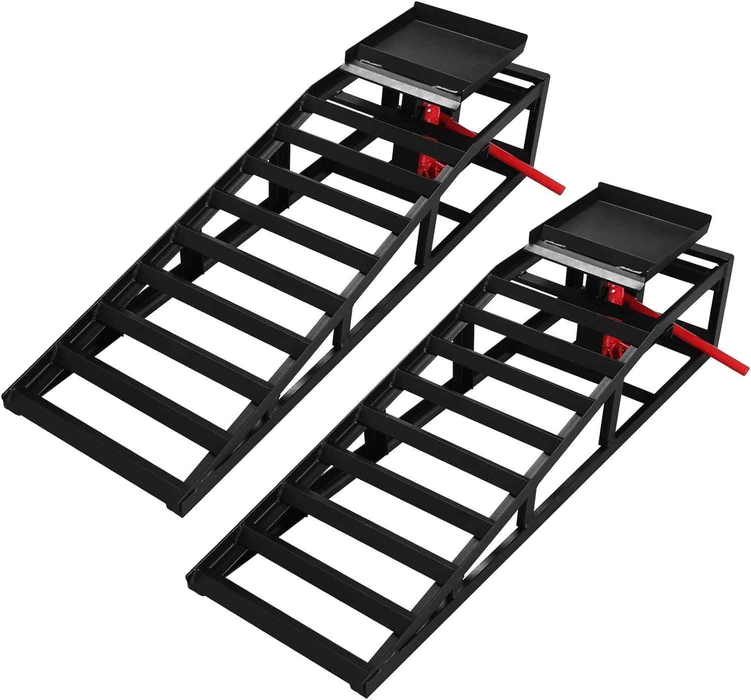Amazon.com: GUDESEN Hydraulic Car Ramps 11000lbs Low Profile Car Lift ...