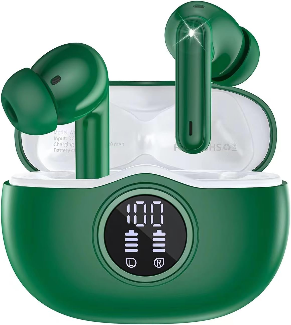 Amazon.com: Wireless Earbuds Bluetooth 5.3 Headphones 40 Hrs Playtime ...