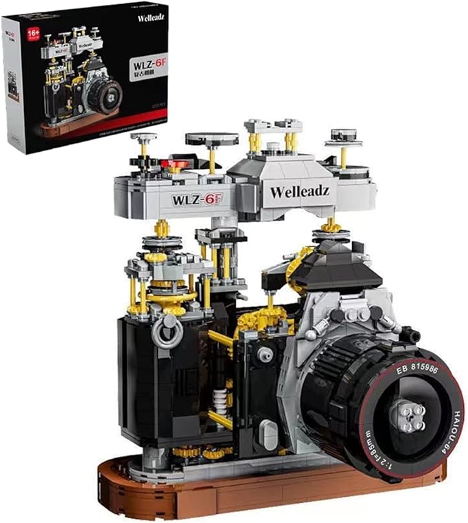 Technic Camera Building Kit, 1027 Pcs Retro Camera Building Set, Camera ...