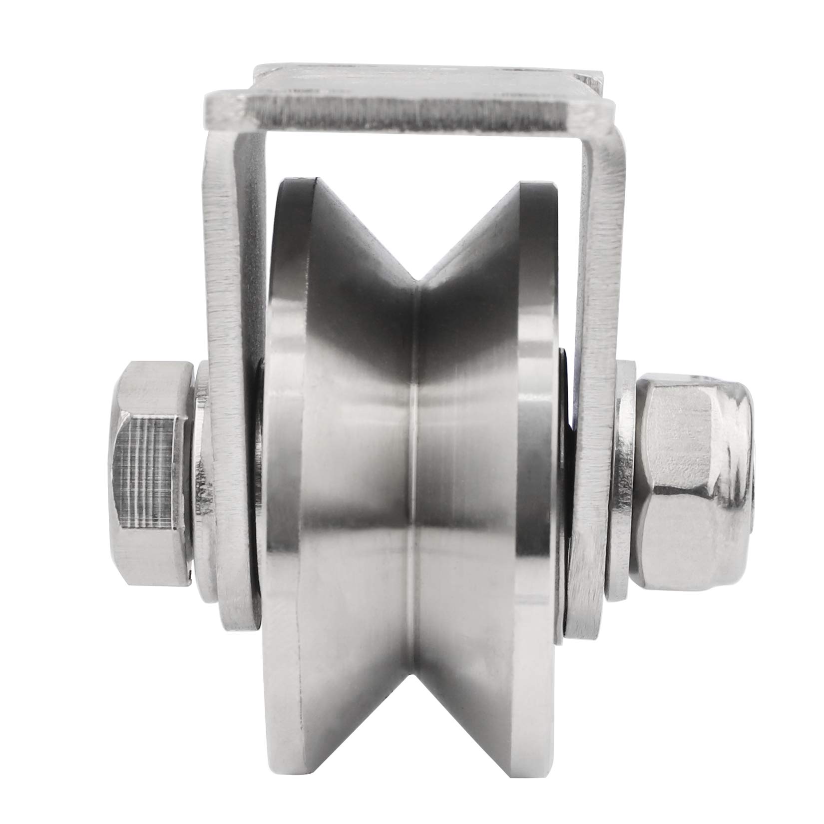 Snapklik.com : BNYZWOT 1 Piece Groove Wheel Pulley 304 Stainless Steel ...