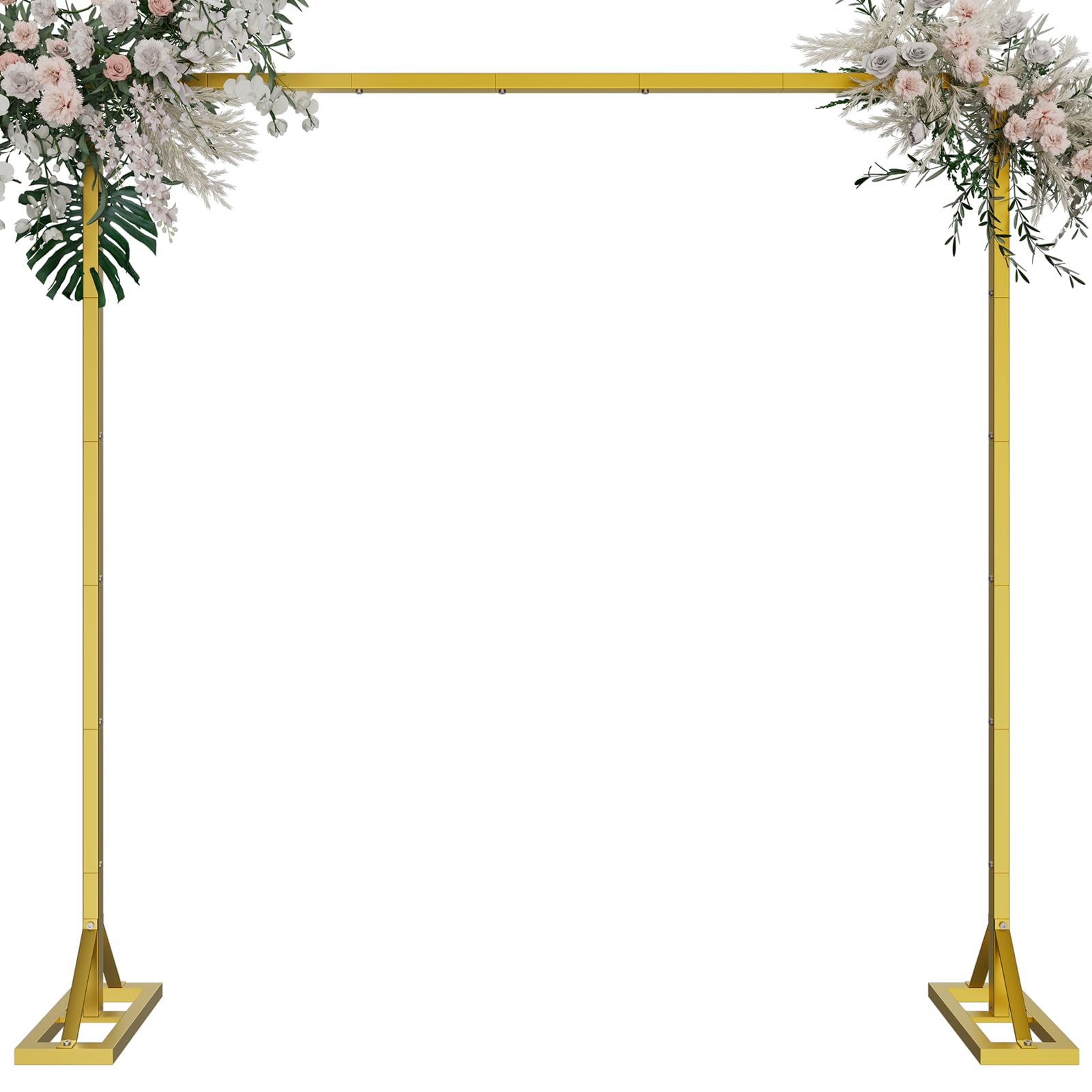 Snapklik.com : 8.2FT Adjustable Backdrop Stand Kit - Square Wedding ...