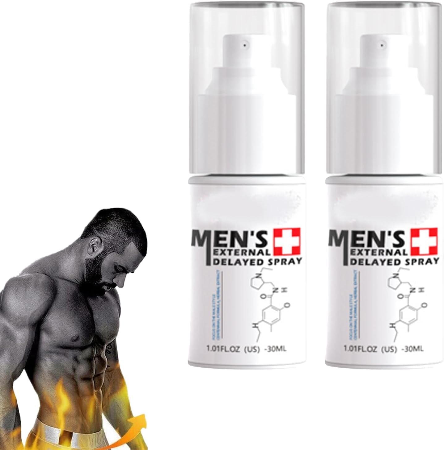 JJLBRO Men's Long Lasting Delay Stronger Spray, External Delayed Spray, Improve the Quality of ...