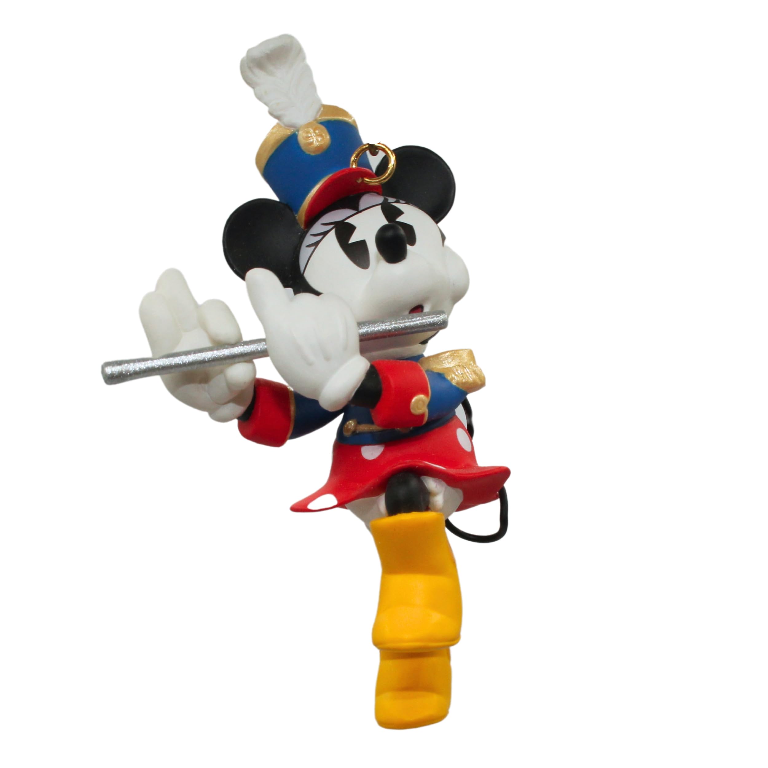 Amazon.com: Hallmark Keepsake Ornament Minnie Plays the Flute Mickey's ...