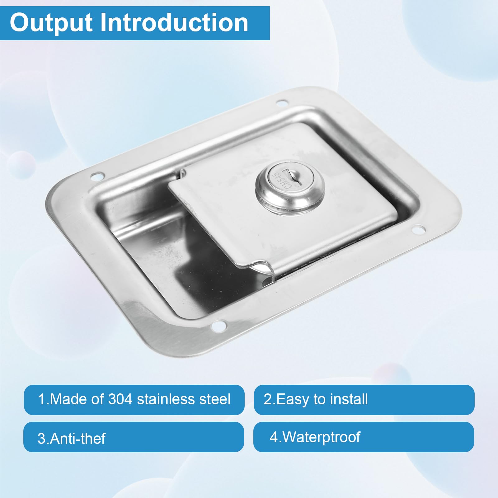 Snapklik.com : Confote Truck Tool Box Replacement Latch,Stainless Steel ...