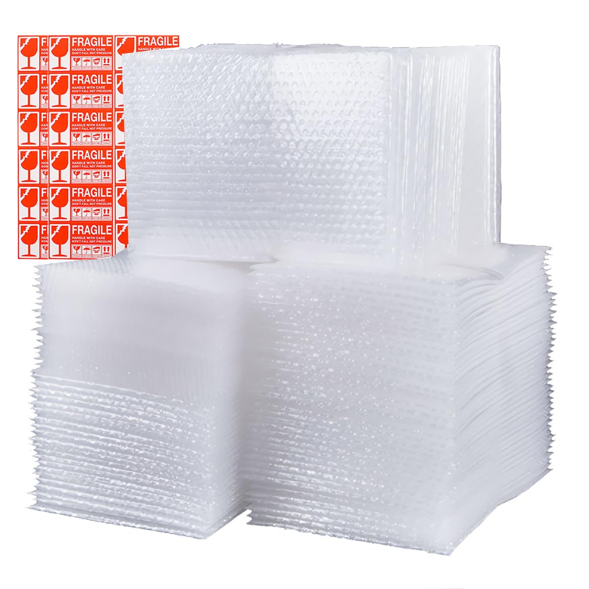 Amazon.com : 100 Pcs Bubble Pouches, 6''x8'' and 8''x10'' Bubble Bag ...