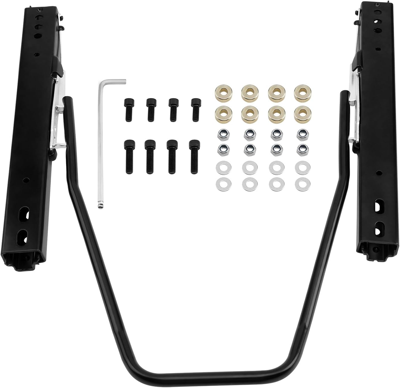 Amazon.com: Misakomo Universal Car Seat Slider, Dual Locking Rails ...