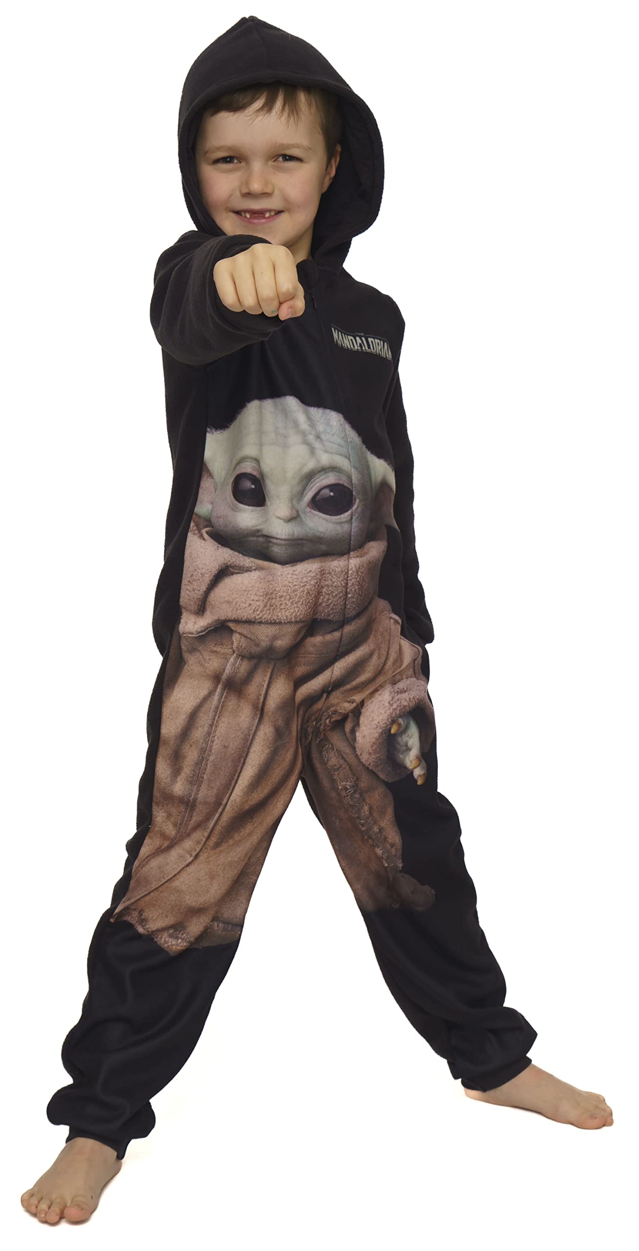 Buy DisneyStar Wars The Mandalorian The Child Grogu Fleece Onesie ...