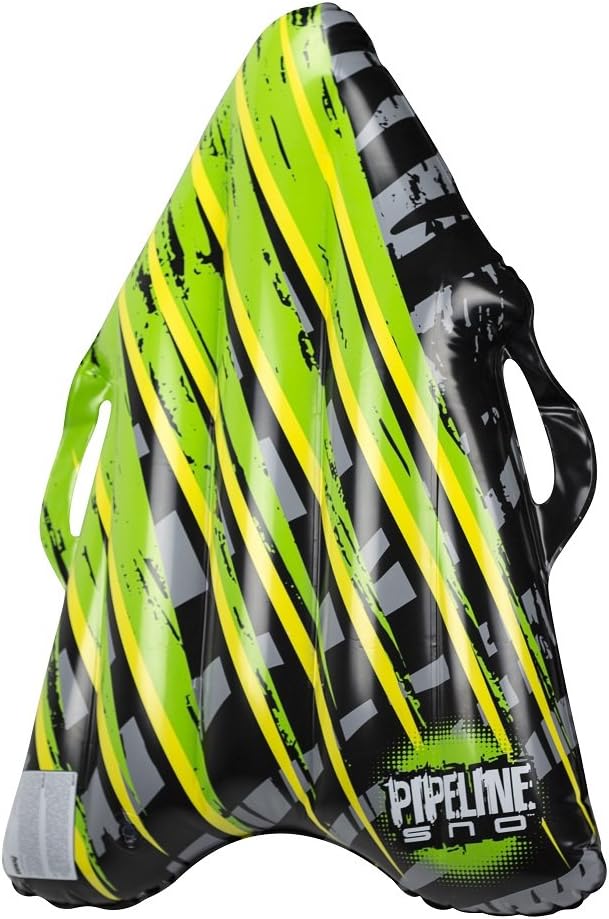 Amazon.com: Pipeline SNO Lazer Sled Inflatable 1 Person Snow Tube Sled ...