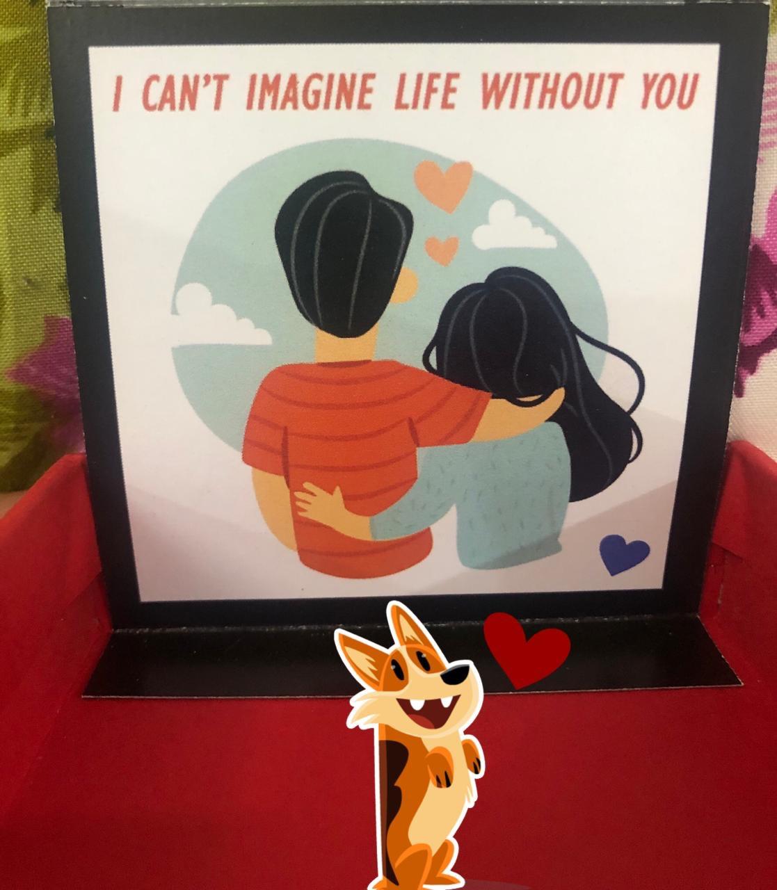 Exciting Lives - Love Messages Popup Romantic Gift Box - Gift For ...