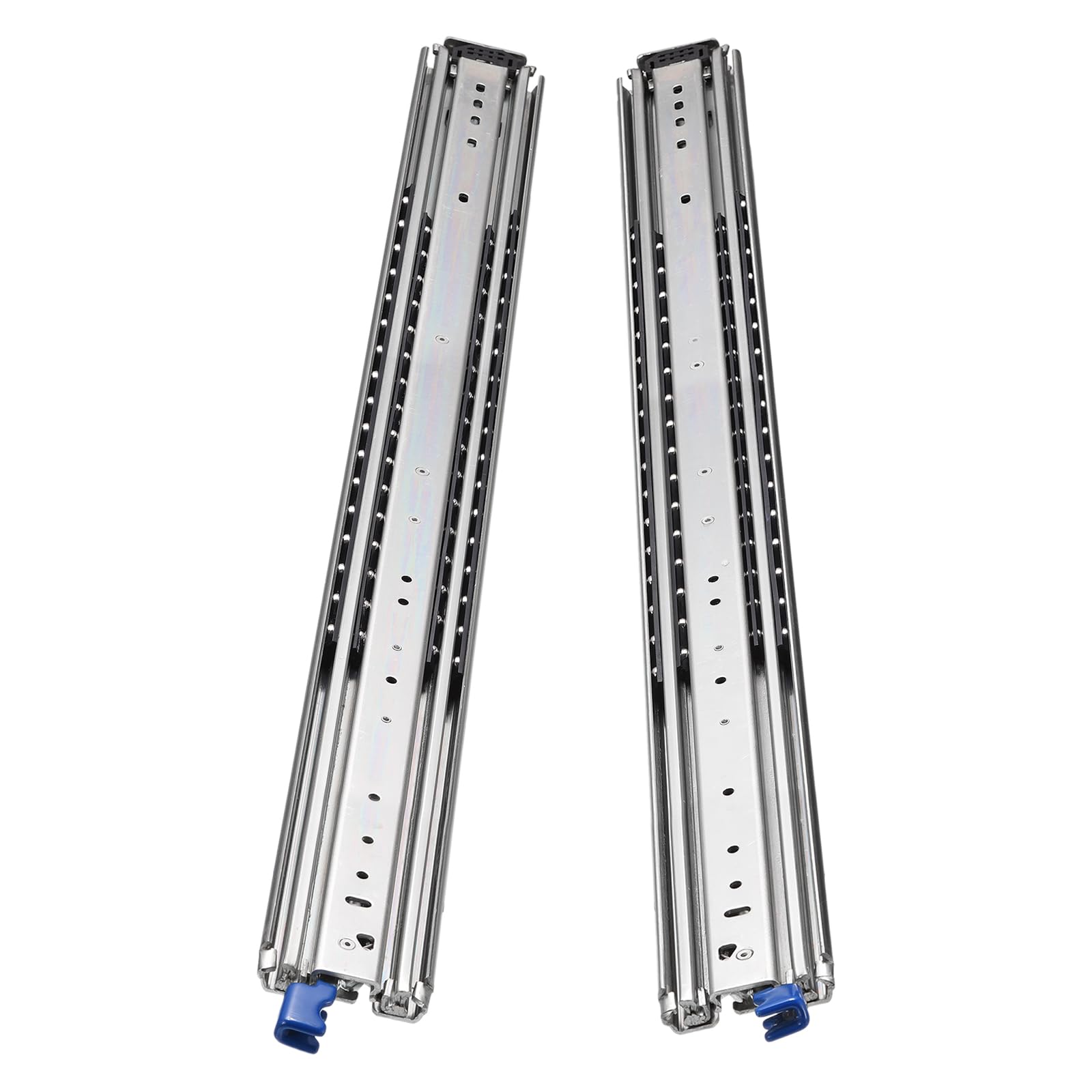 uxcell Drawer Slides with Lock, 52 Inch Full Extension Side Mount Ball ...