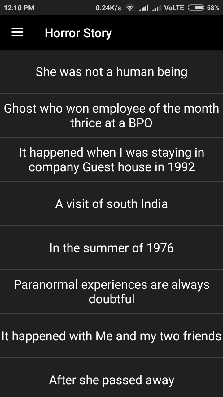 Horror Story - App on Amazon Appstore