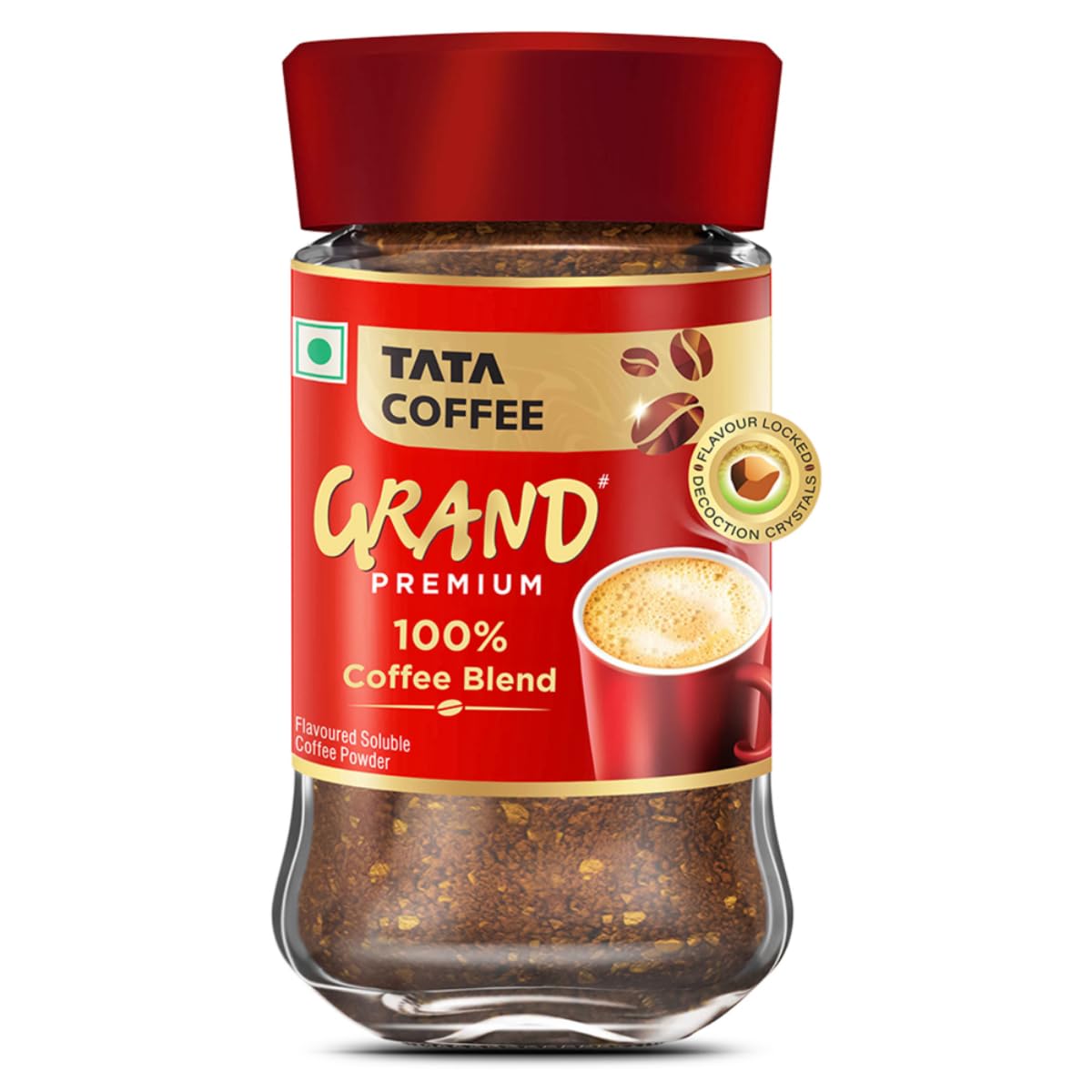 Tata Coffee Grand Premium Instant Coffee, 45g Pouch, With Flavour ...