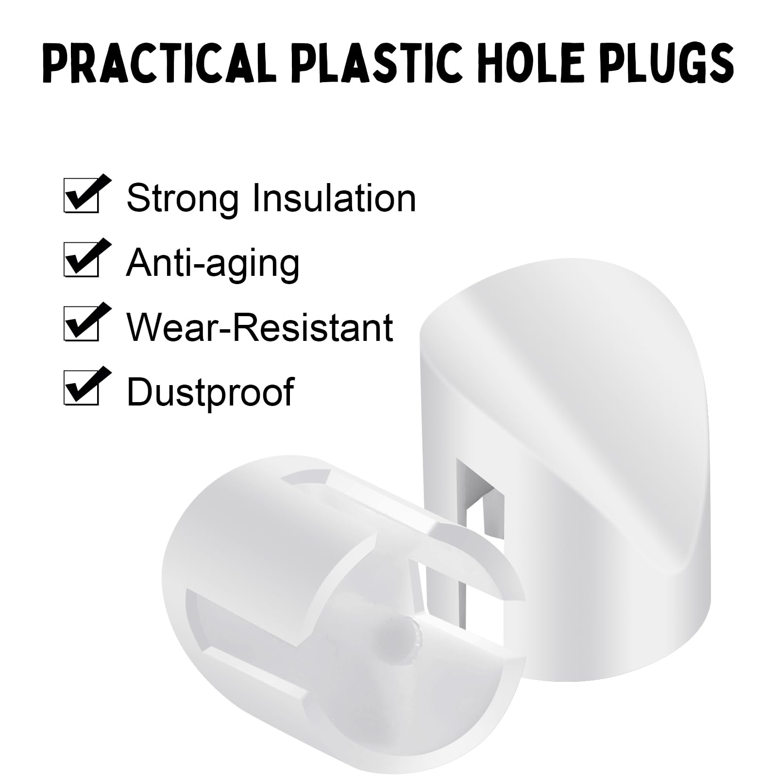Snapklik.com : Newtay 100 Pcs Entry Door Plugs 1/4 X 5/16 And 3/8 X 5/ ...