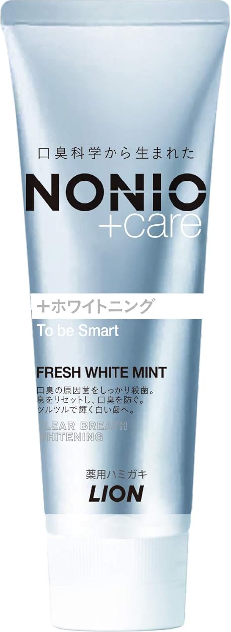 Amazon.co.jp: LION NONIO Plus Whitening (Quasi-Drug) Toothpaste, Mint (High Concentration of ...